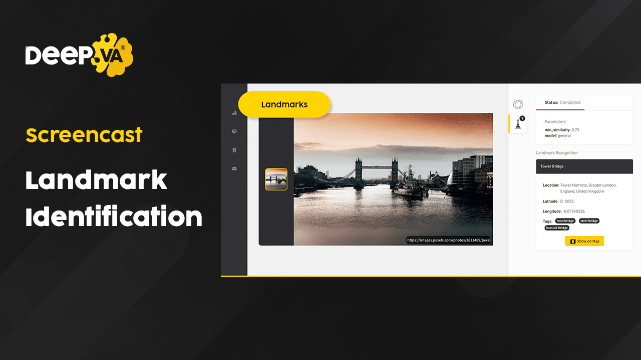 Landmark Recognition Screencast