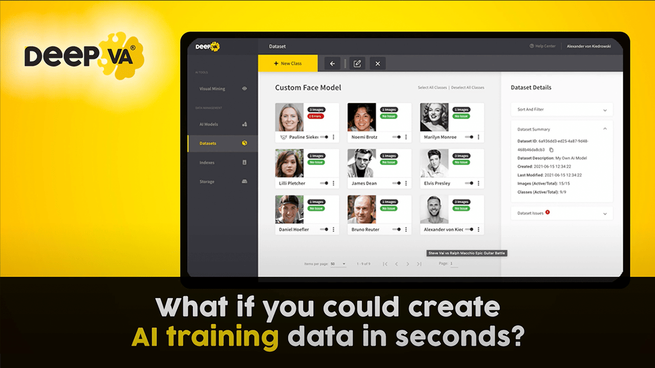 Face Dataset Creation Screencast